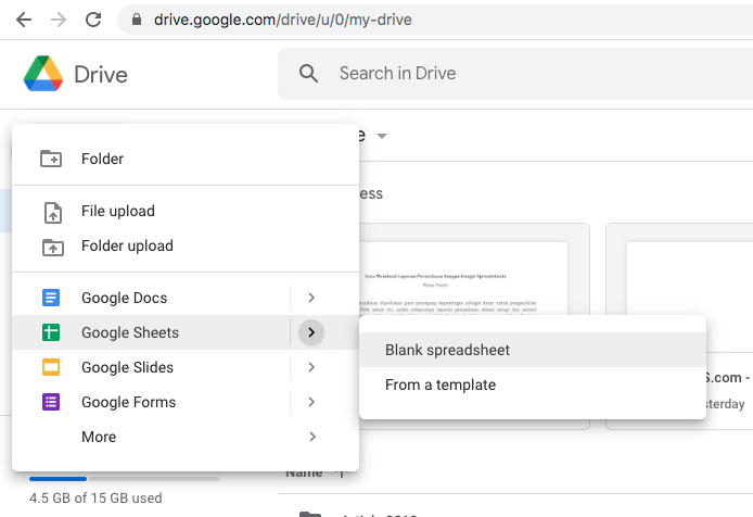 Cara Membuat Laporan Perusahaan dengan Google Spreadsheets - EIKON ...