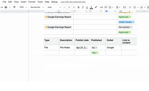 Cara Membuat Dokumen Kolaboratif dengan Template Tabel Baru Google Docs ...