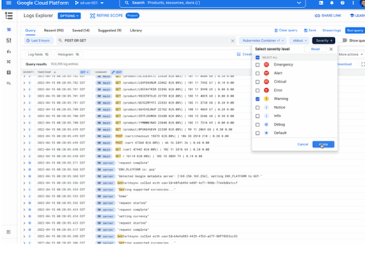 Temukan Log Lebih Cepat dengan Update Logs Explorer Google Cloud ...