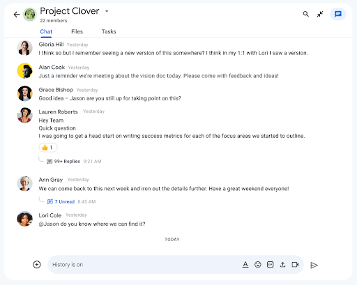 Cara Membuat Percakapan Terpisah di Spaces Google Chat dengan Untaian ...