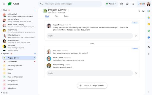 Upgrade Pengaturan Space Google Chat Menjadi In-line Thread - EIKON ...